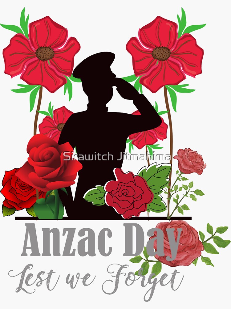 "ANZAC Day" Sticker for Sale by Priapusx | Redbubble