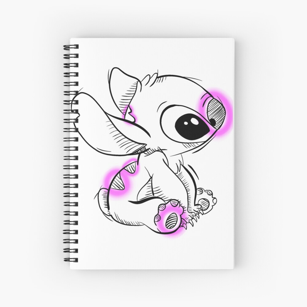 Cuaderno de espiral «¡Copia de Stitch Draft Neon de Lilo y stitch ...