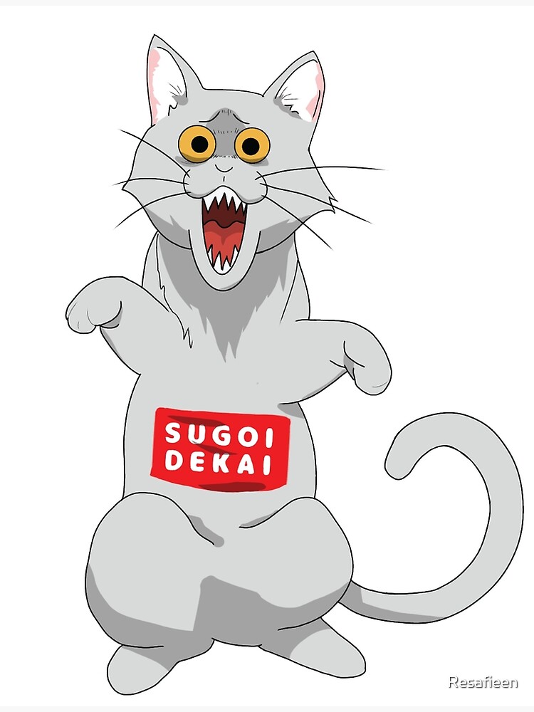"SUGOI DEKAI" Poster by Resafieen | Redbubble
