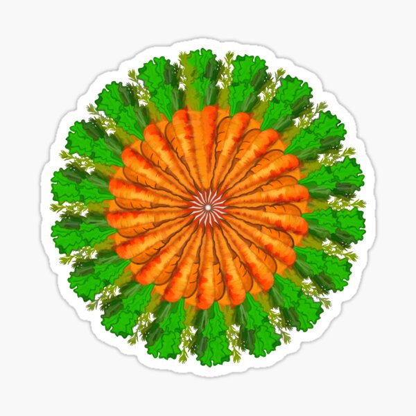 "A Bunch of Carrots" Sticker by JohnHaldane | Redbubble
