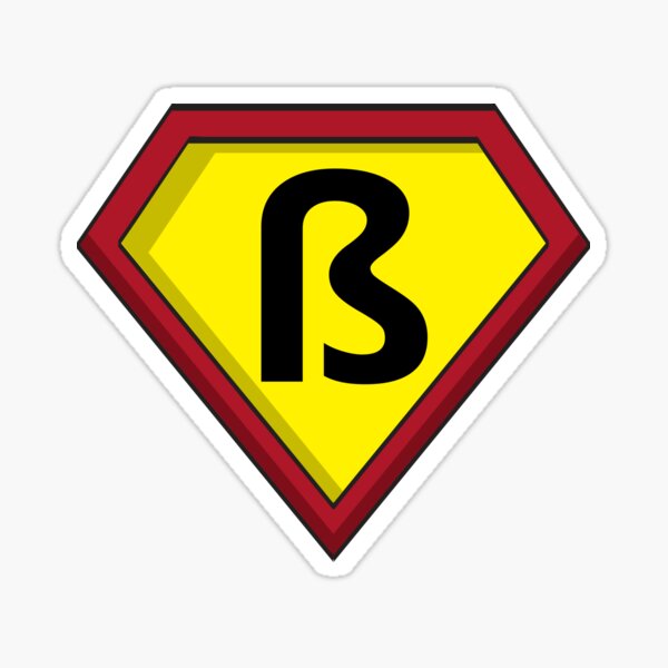 "German Character Esszet Sharfes S ß Bold" Sticker for Sale by ...