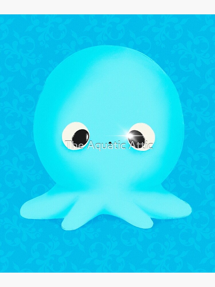 "Cute Blob Octopus Sketch" Poster for Sale by IceTouched | Redbubble