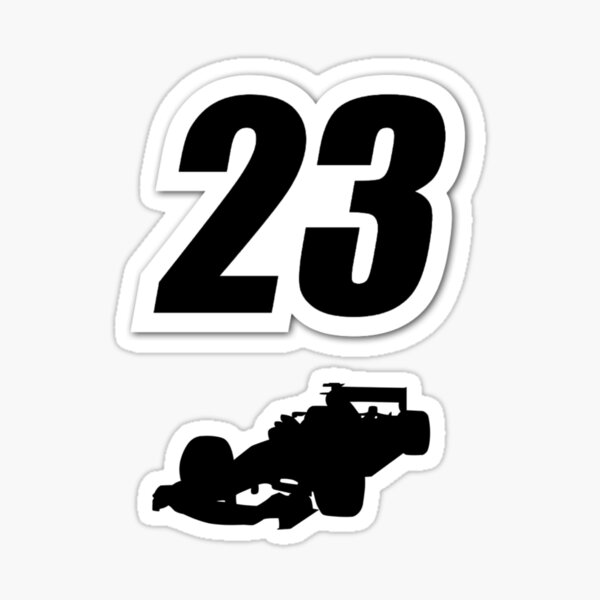 F1 Alexander Albon 23 Stickers | Redbubble