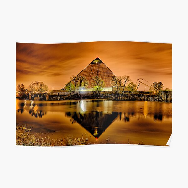 "memphis tennessee pyramid arena" Poster for Sale by digidreamgrafix ...