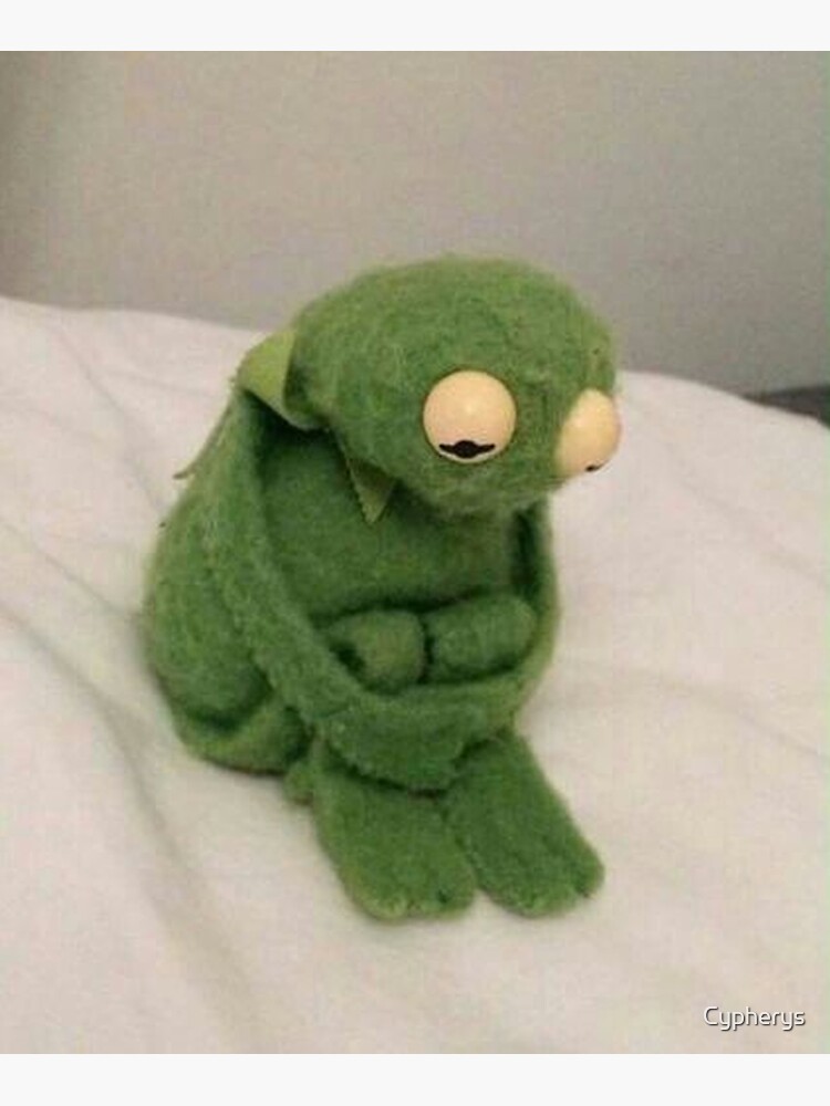 "Sad kermit" Sticker for Sale by Cypherys | Redbubble