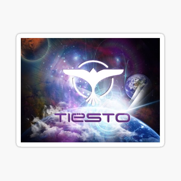 "Tiesto logo" Sticker for Sale by davidkiller | Redbubble