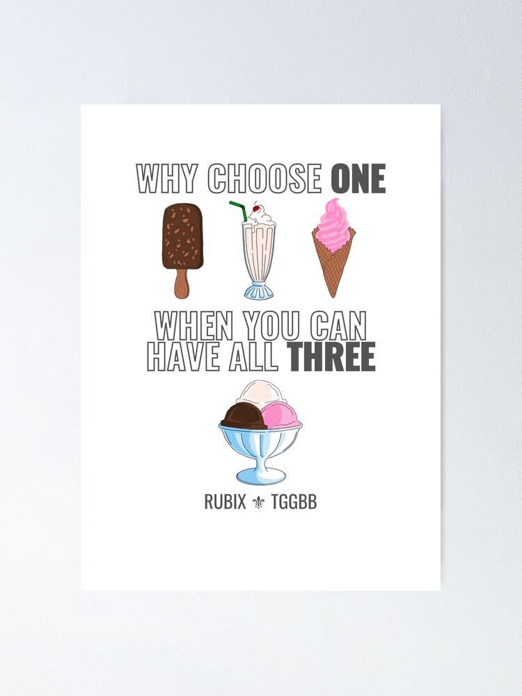 "4M Flavors - Varied" Poster for Sale by RubixCube89201 | Redbubble