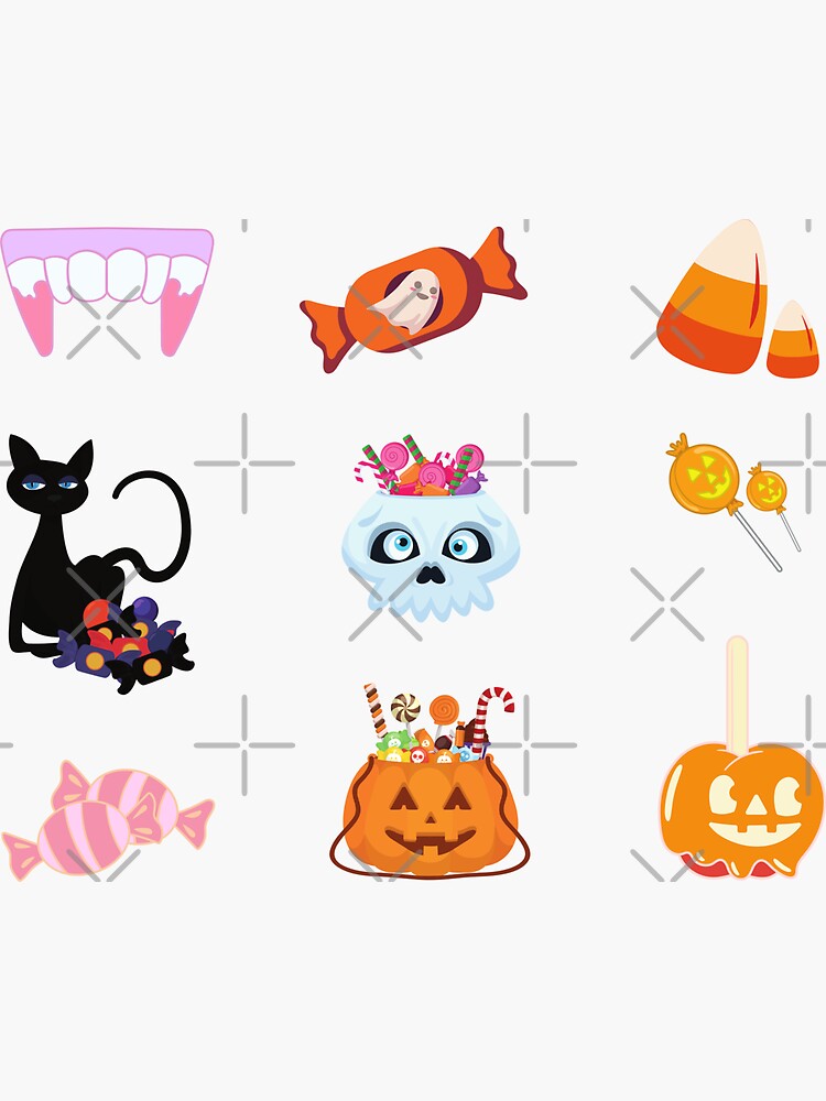 "Halloween Sticker Pack | Typical Candy" Sticker for Sale by KauzSL ...