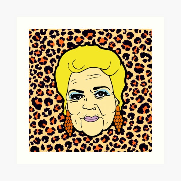 "Pat loves Leopard" Art Print for Sale by BiteYourGranny | Redbubble