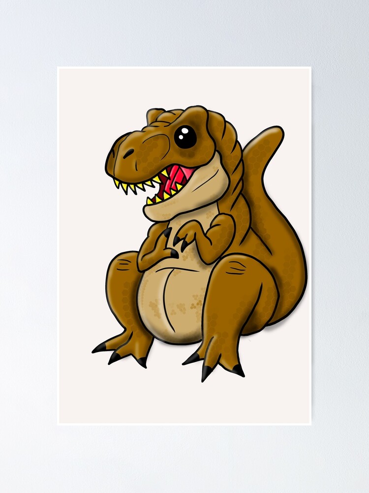 "fat rex" Poster for Sale by Blck-Acid-Devil | Redbubble