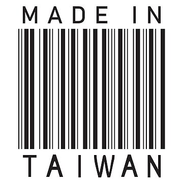 "Made In Taiwan Barcode" Poster for Sale by hockeng | Redbubble