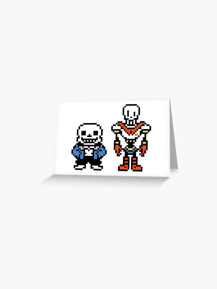 "Undertale - Sans and Papyrus" Greeting Card for Sale by cat cat ...