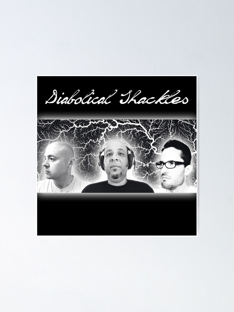 "Diabolical Shackles Album Cover" Poster for Sale by ozziecruse | Redbubble