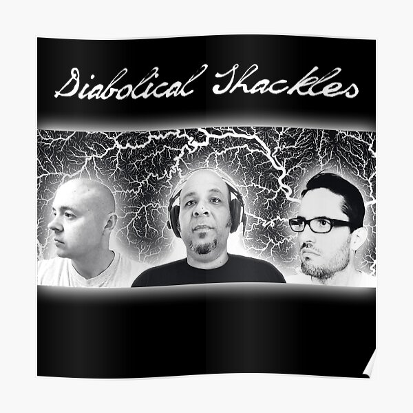 "Diabolical Shackles Album Cover" Poster for Sale by ozziecruse | Redbubble