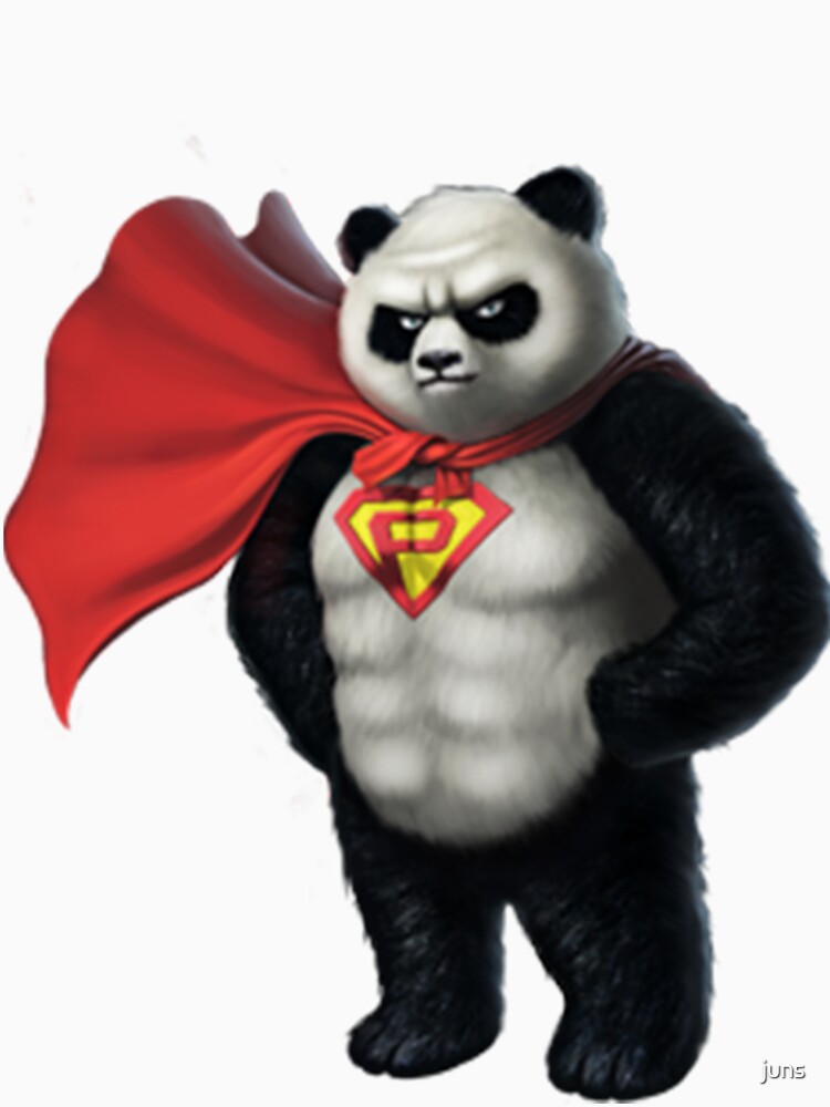 "Super Panda Series - 1" T-shirt for Sale by juns | Redbubble | panda t ...