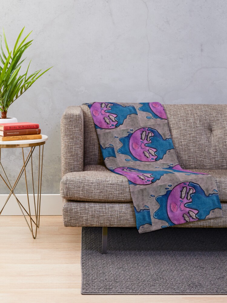 "Gooey goop " Throw Blanket for Sale by Ghost-partys | Redbubble
