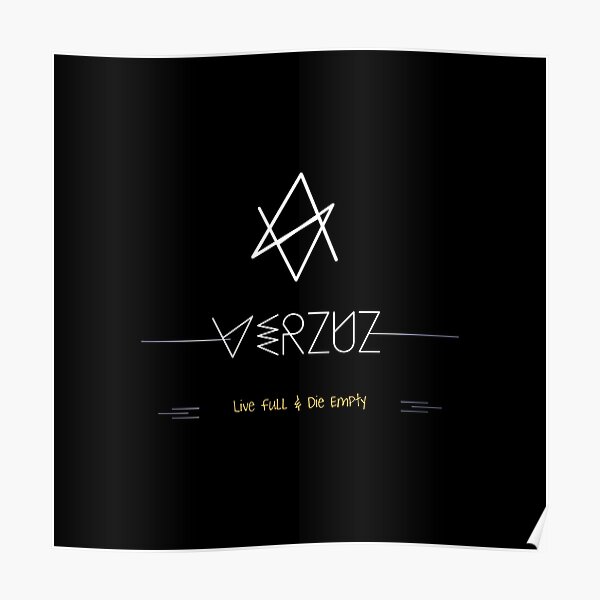 "VERZUZ" Poster by strangehumanz | Redbubble