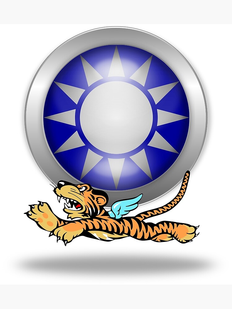 Póster «Flying Tigers American Volunteer Group Fuerza Aérea China» de ...