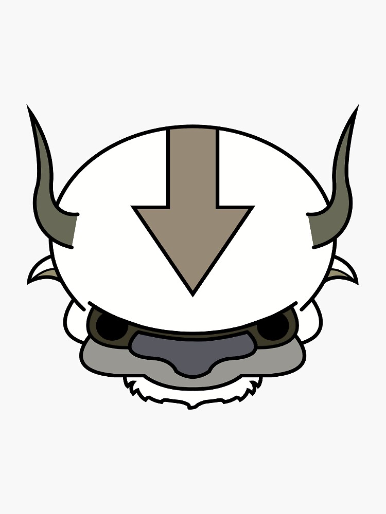 "Appa - Avatar The Last Airbender" Sticker for Sale by mcalhoun24 ...