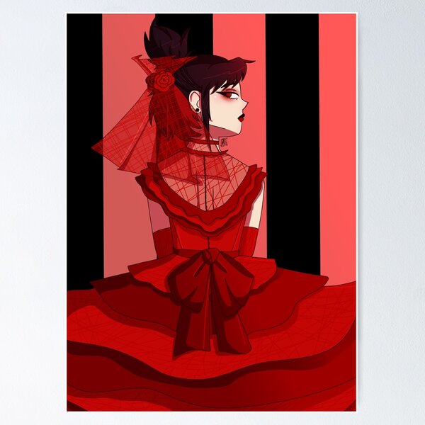 "Lydia Deetz | Wedding Dress" Poster for Sale by spaceagebarbie | Redbubble