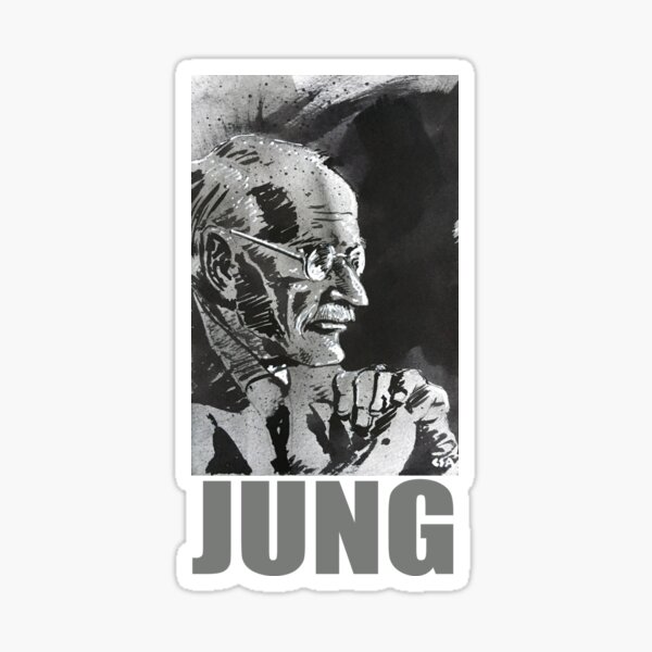 "CARL JUNG" Sticker for Sale by MasterpieceArt | Redbubble