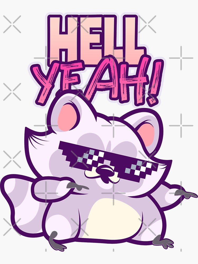 "Hellyeah" Sticker for Sale by Merchvain | Redbubble