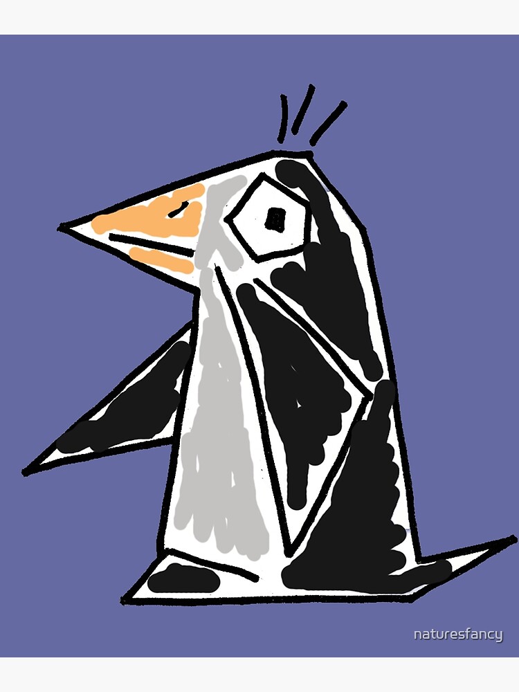 "Cool Funky Penguin Cartoon" Poster by naturesfancy | Redbubble