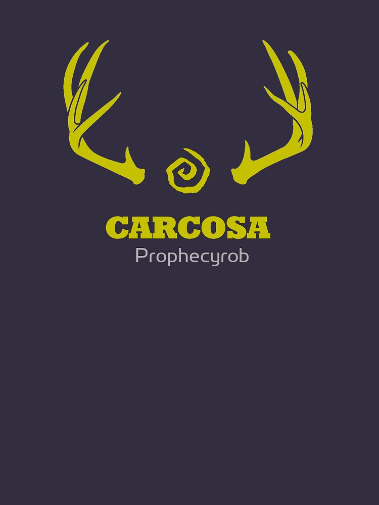 "True Detective - Carcosa Antlers - Yellow" V-Neck T-Shirt for Sale by ...