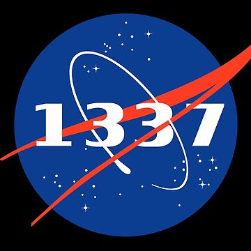 "1337" Sticker for Sale by BojanglerGTX | Redbubble