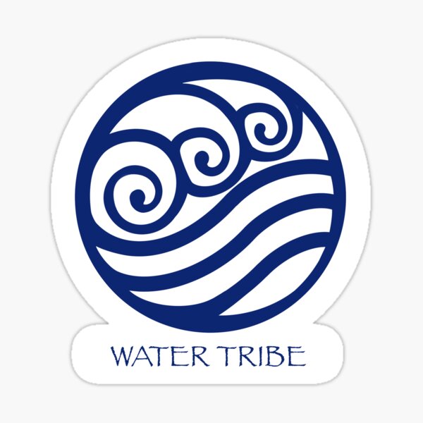 "Water Tribe Symbol" Sticker for Sale by RHallucinations | Redbubble