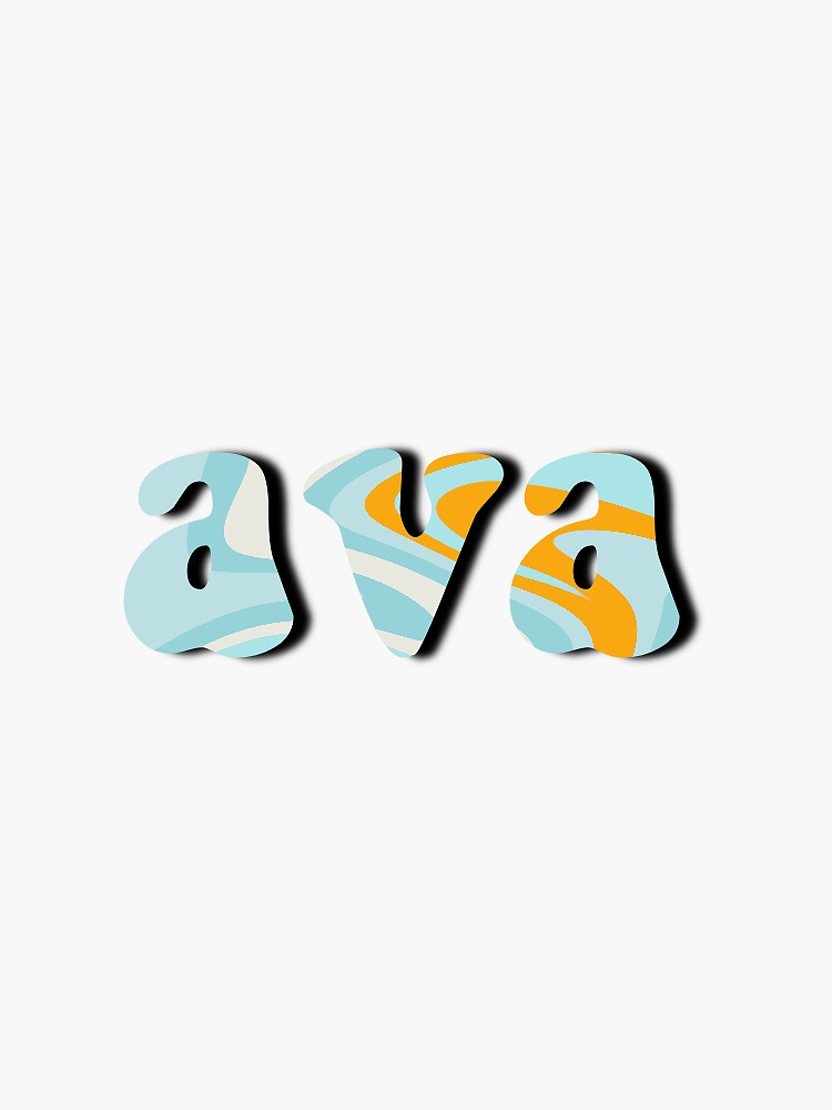 "Ava (Custom)" Sticker for Sale by stickitdesignss | Redbubble