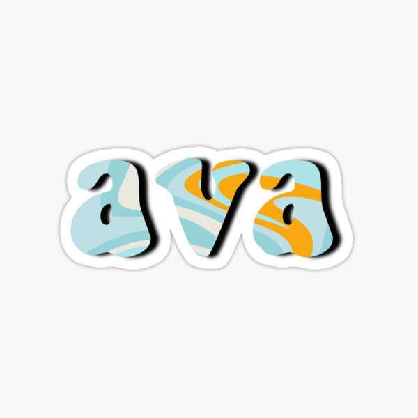 "Ava (Custom)" Sticker for Sale by stickitdesignss | Redbubble