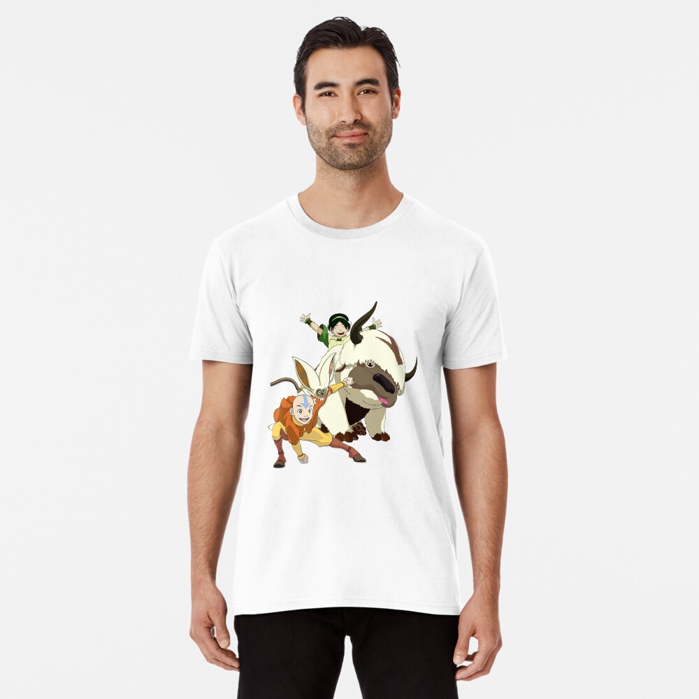 "Aang Toph and Appa" Art Board Print for Sale by Avatar Goodies | Redbubble