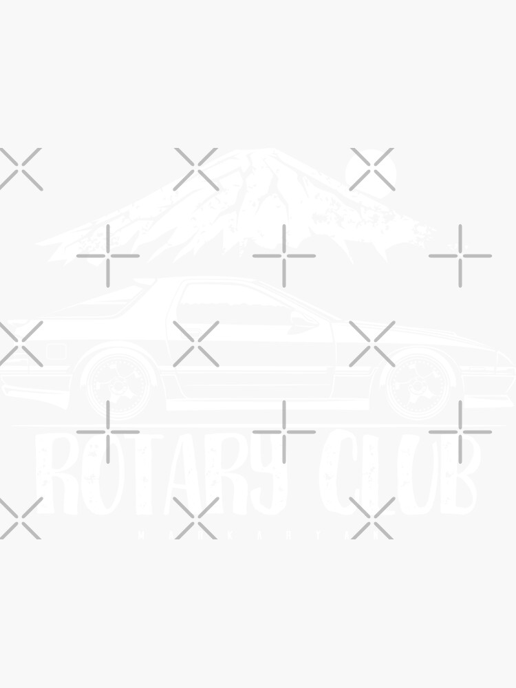 "Rotary Club RX7 FC" Sticker for Sale by OlegMarkaryan | Redbubble