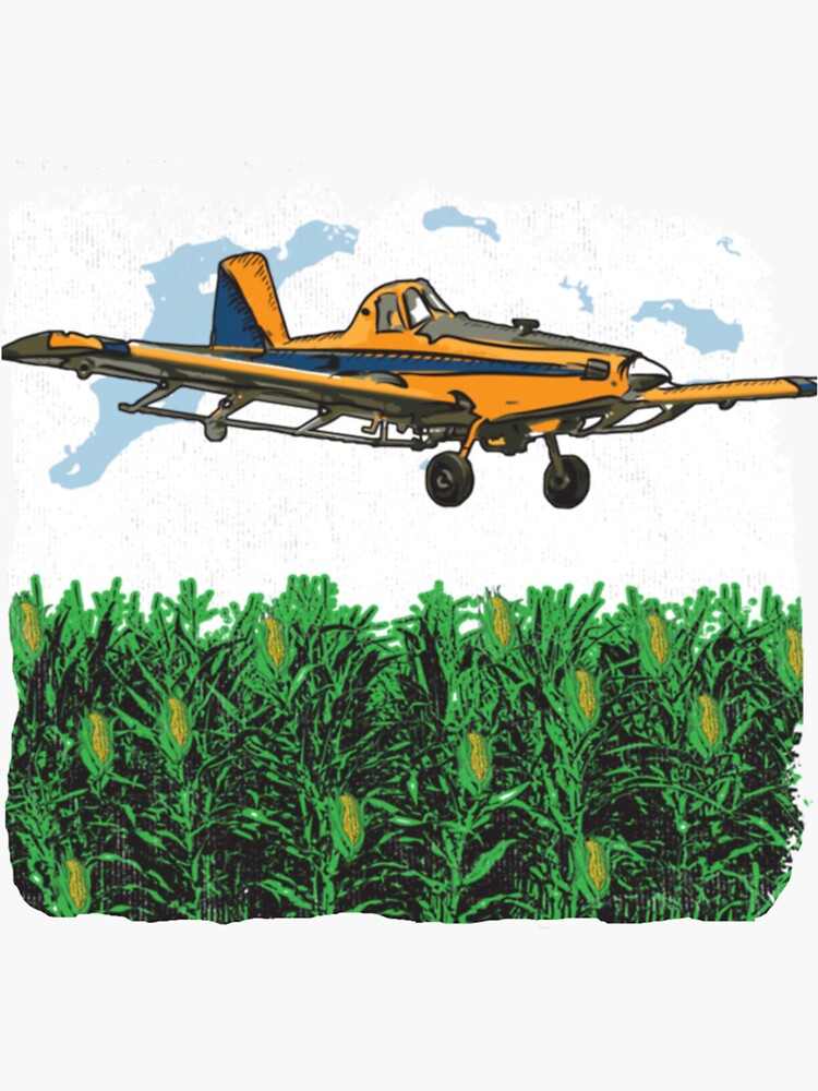 "Air Tractor Crop Duster" Sticker for Sale by goodcrabs | Redbubble