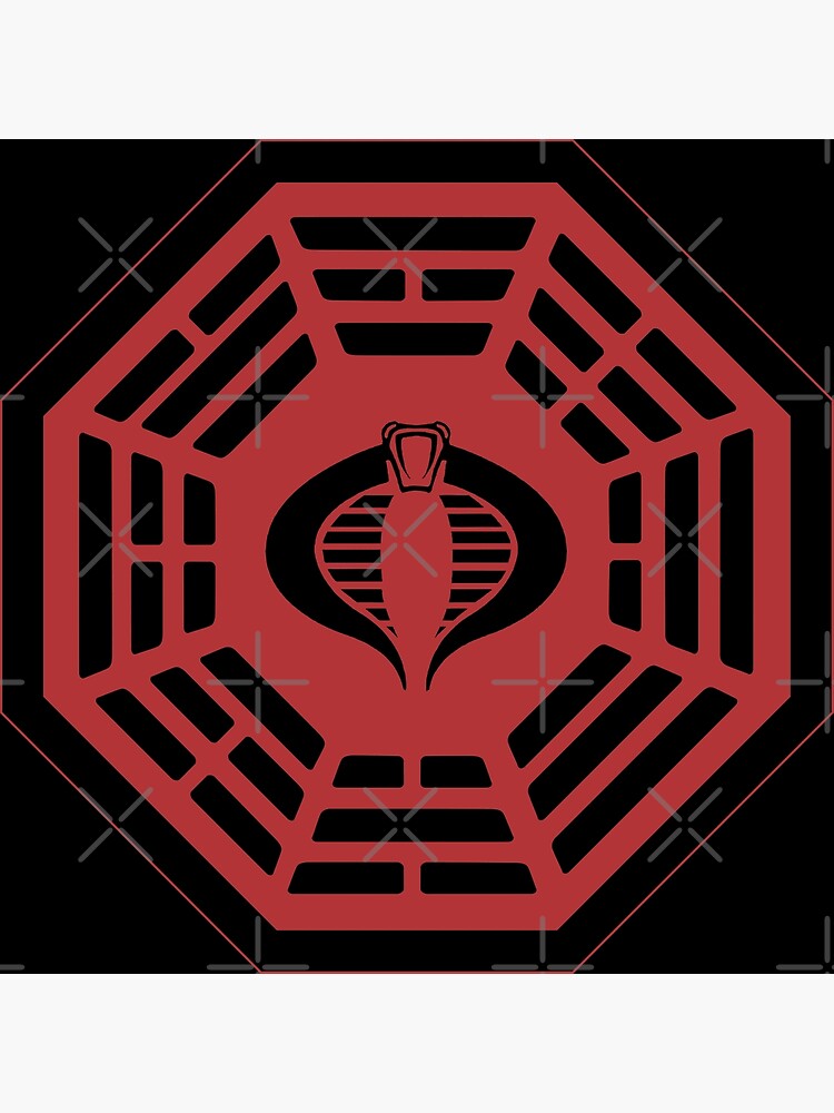 "Gi Joe Cobra Storm Shadow Arashikage Dharma Symbol" Art Print by ...