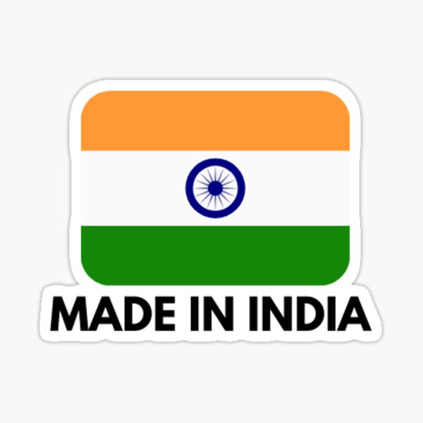 "Indian Flag!" Sticker by T-rend | Redbubble