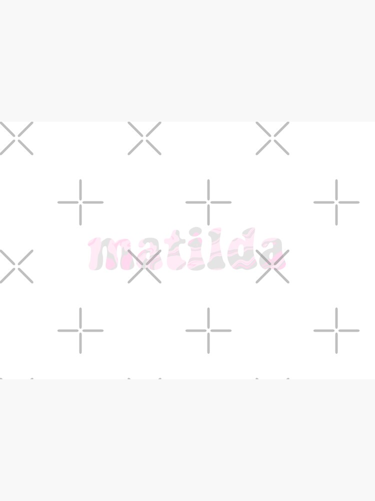 "custom name design (matilda)" Sticker for Sale by createdbymia | Redbubble