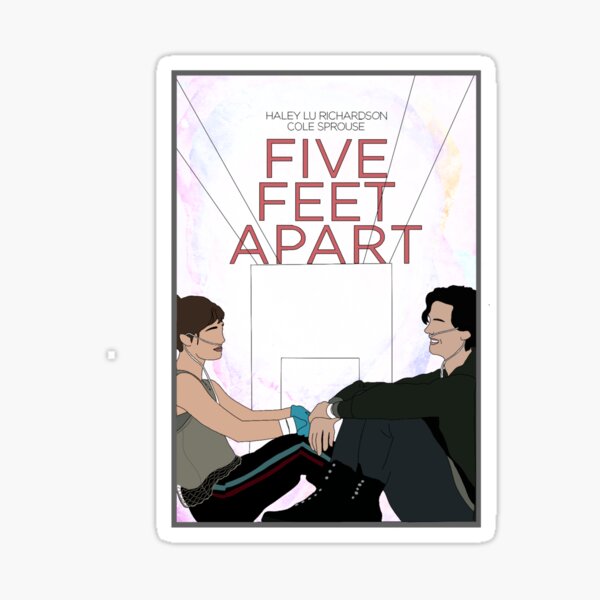 "Five Feet Apart" Sticker for Sale by Sillz96 | Redbubble