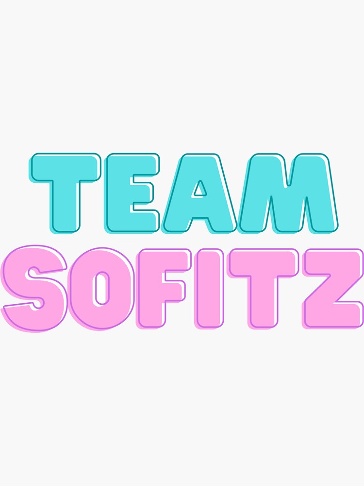 ""Team SoFitz"" Sticker for Sale by NinaNotes | Redbubble