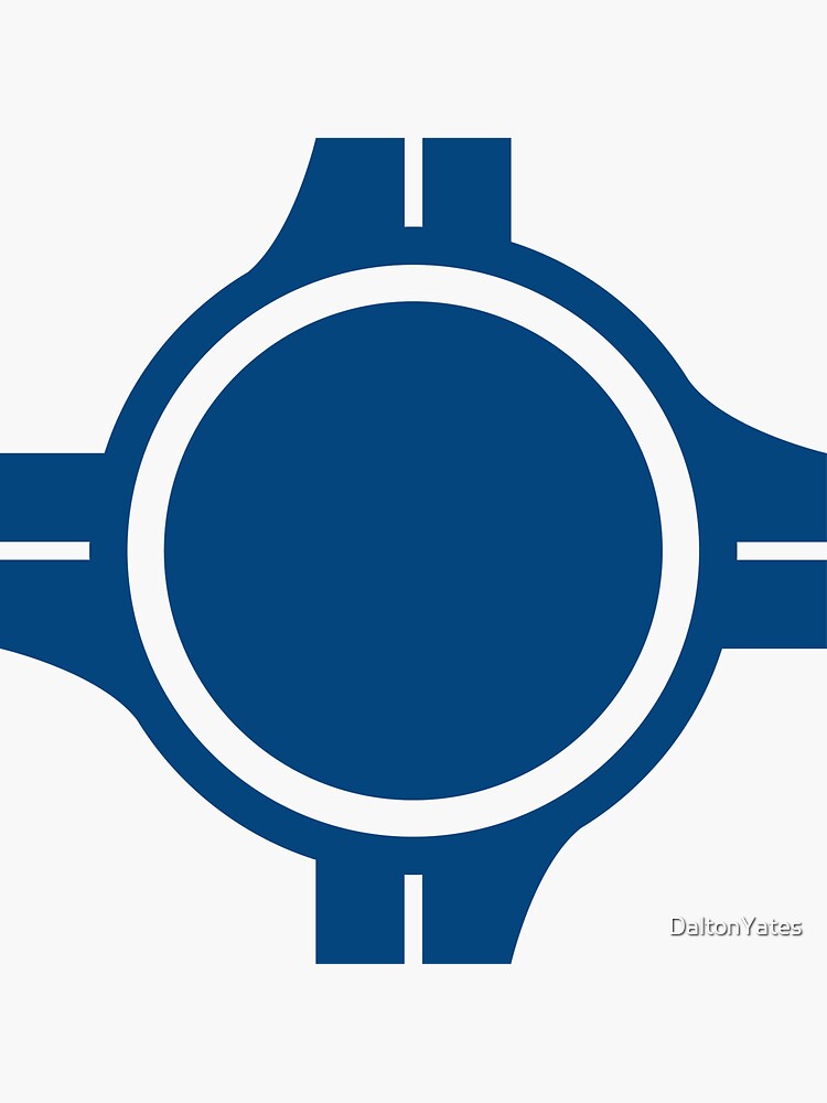 "Blue Roundabout" Sticker for Sale by DaltonYates | Redbubble
