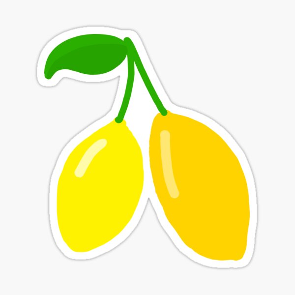 "Two cute lemons" Sticker by Juli3t | Redbubble