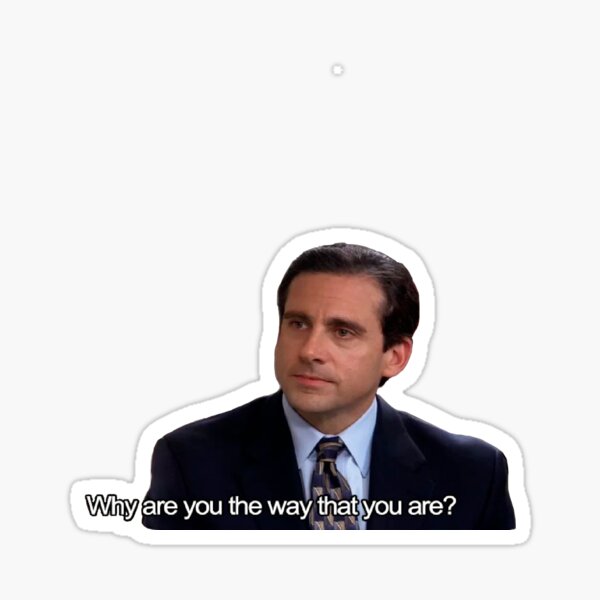 "funny office meme" Sticker for Sale by clairecreate | Redbubble