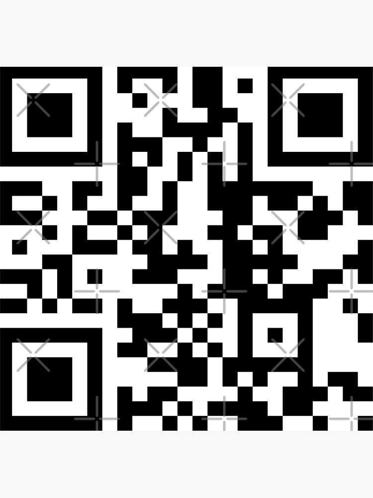 "Get Stick Bugged Lol QR Code" Art Print by WebApparel | Redbubble