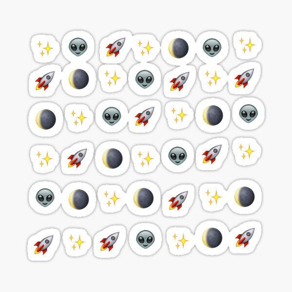"Space Emoji" Sticker for Sale by tmntphan | Redbubble