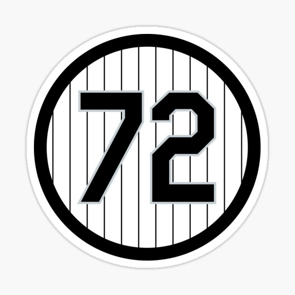 "Carlton Fisk #72 Jersey Number" Sticker for Sale by StickBall | Redbubble