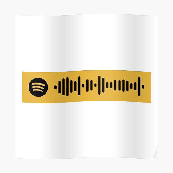 "Happier Spotify code" Poster for Sale by anabellefinger | Redbubble