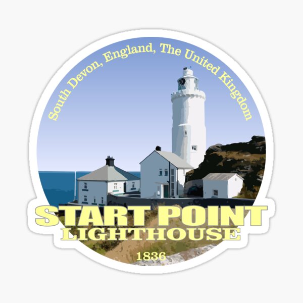 "Start Point Lighthouse" Sticker for Sale by curranmorgan | Redbubble