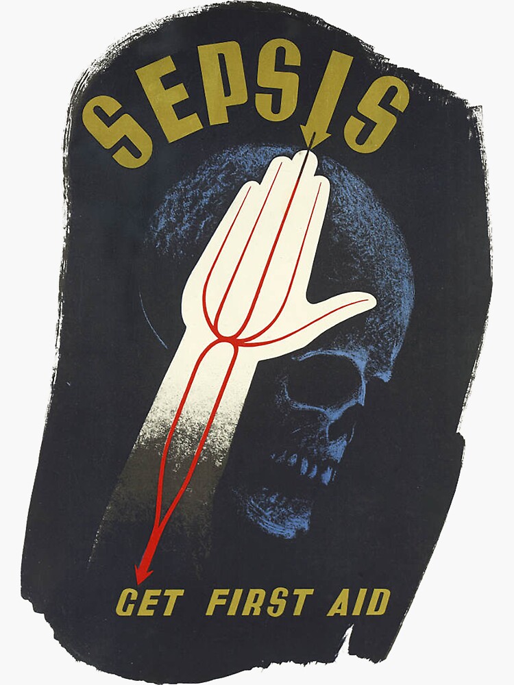 "Sepsis" Sticker for Sale by attractivedecoy | Redbubble