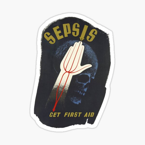 "Sepsis" Sticker for Sale by attractivedecoy | Redbubble